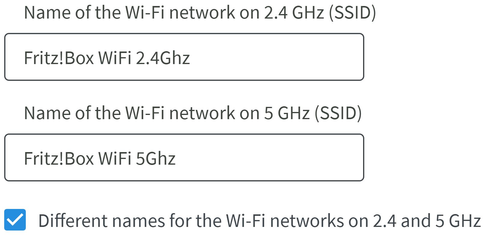Changing the FRITZ!Box WiFi Name| Help & Support | Zen